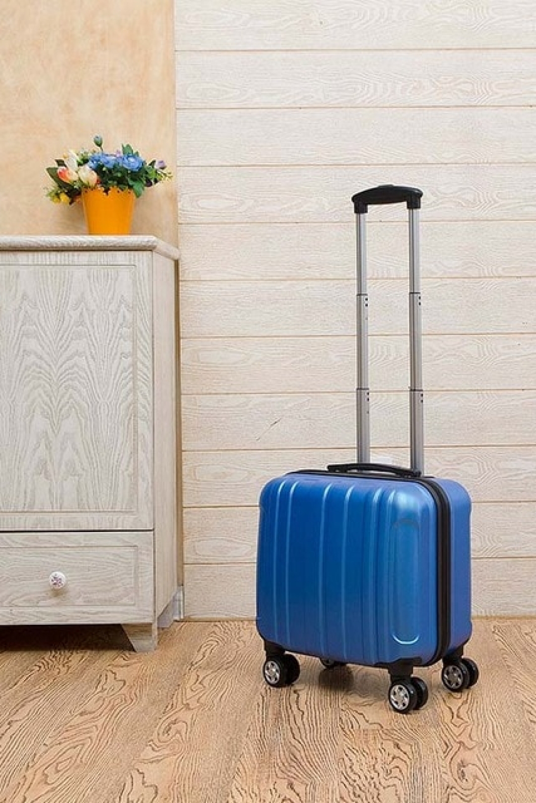 Maleta pequeña de moda de 17 pulgadas con ruedas, minimaleta de cabina ...