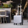 Maleta pequeña de moda de 17 pulgadas con ruedas, minimaleta de cabina ...