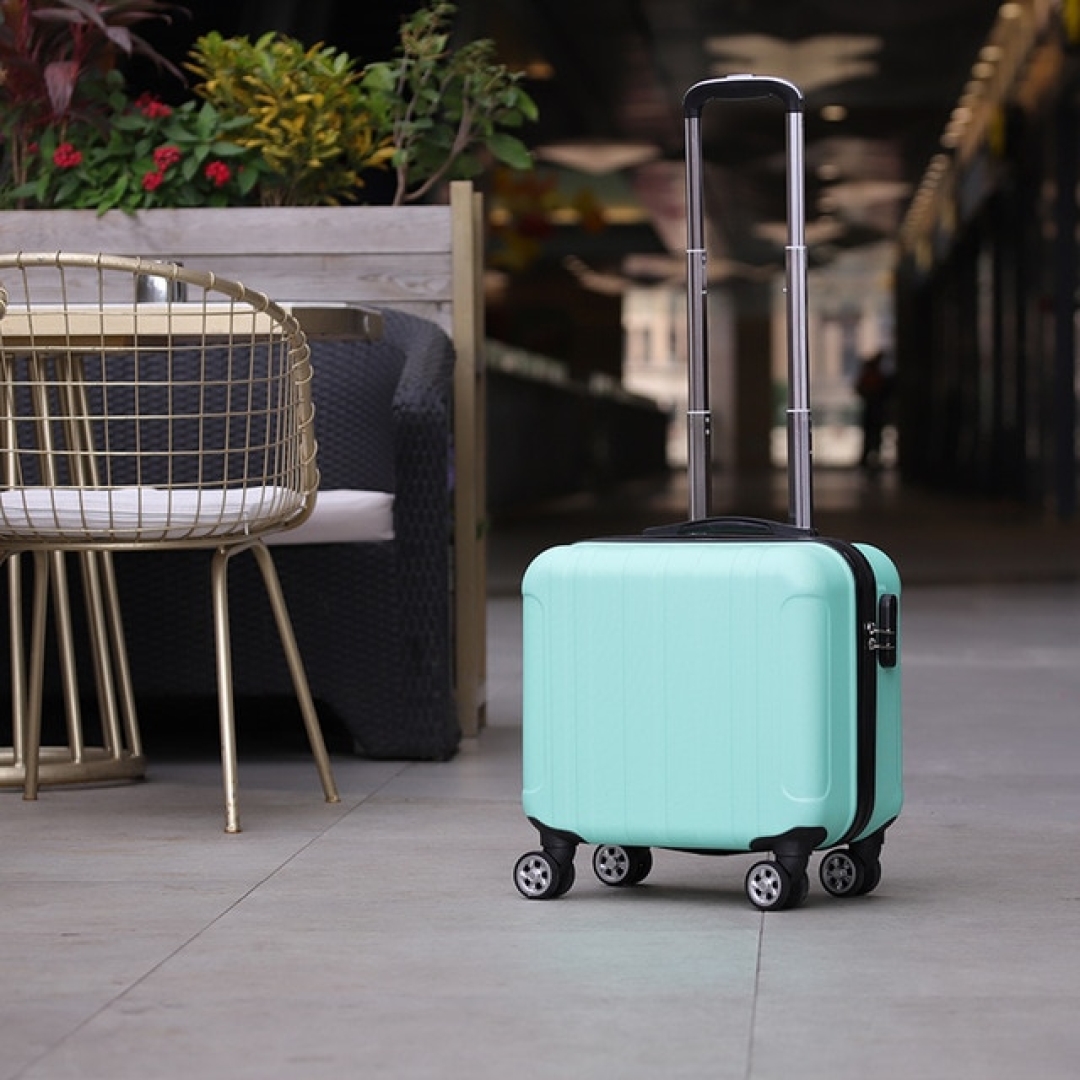 Maleta pequeña de moda de 17 pulgadas con ruedas, minimaleta de cabina ...