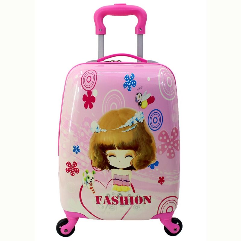 Maleta cabina estampada infantil 4 ruedas trolley maleta rigida dibujos ...